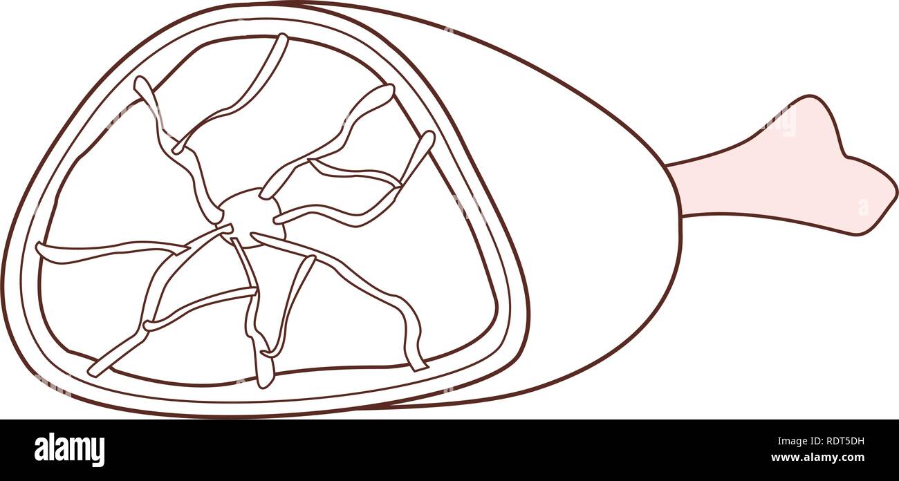 Healthy pork salad Stock Vector Images - Alamy