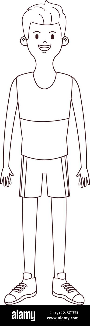 young man body cartoon Stock Vector Image & Art - Alamy