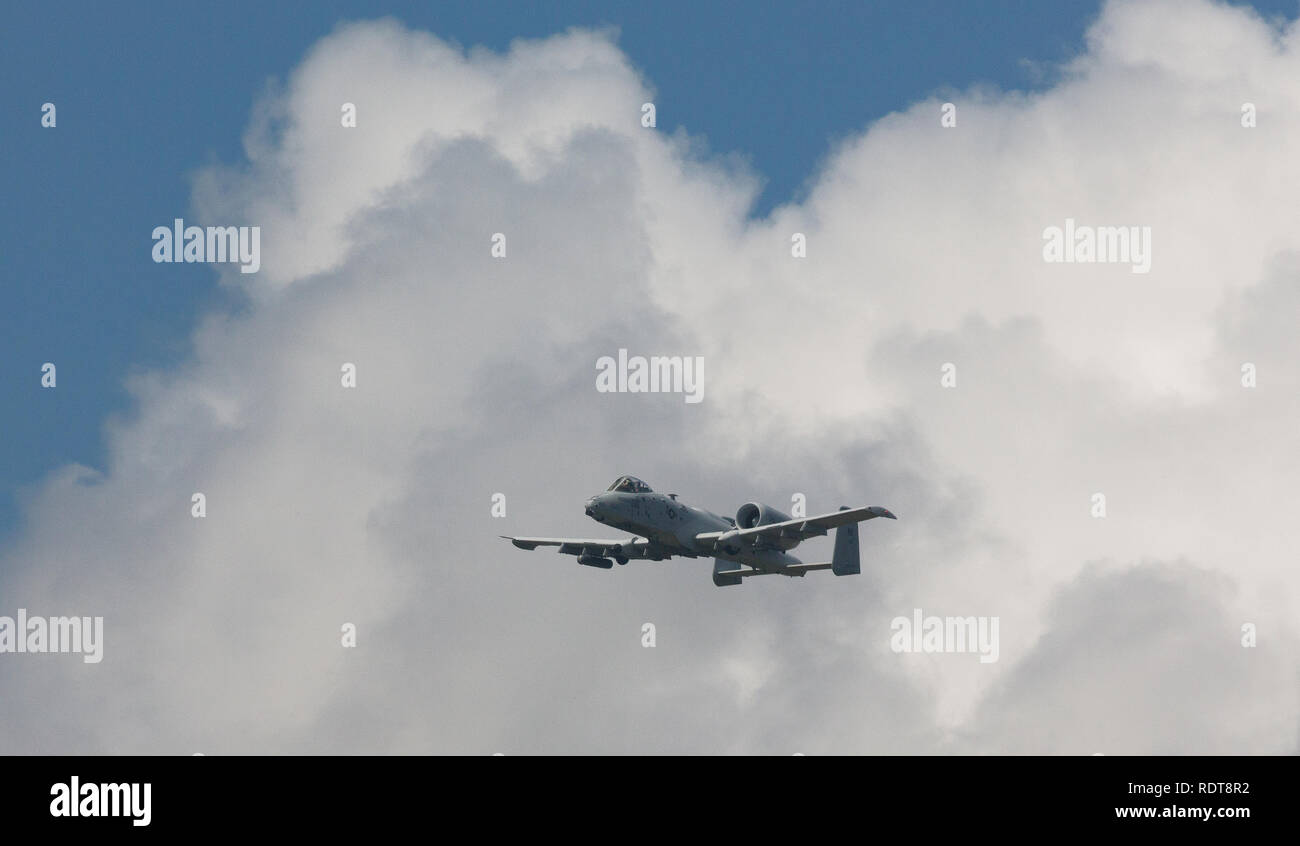 A-10 Thunderbolt II known as the Warthog is the US Air Force twin ...