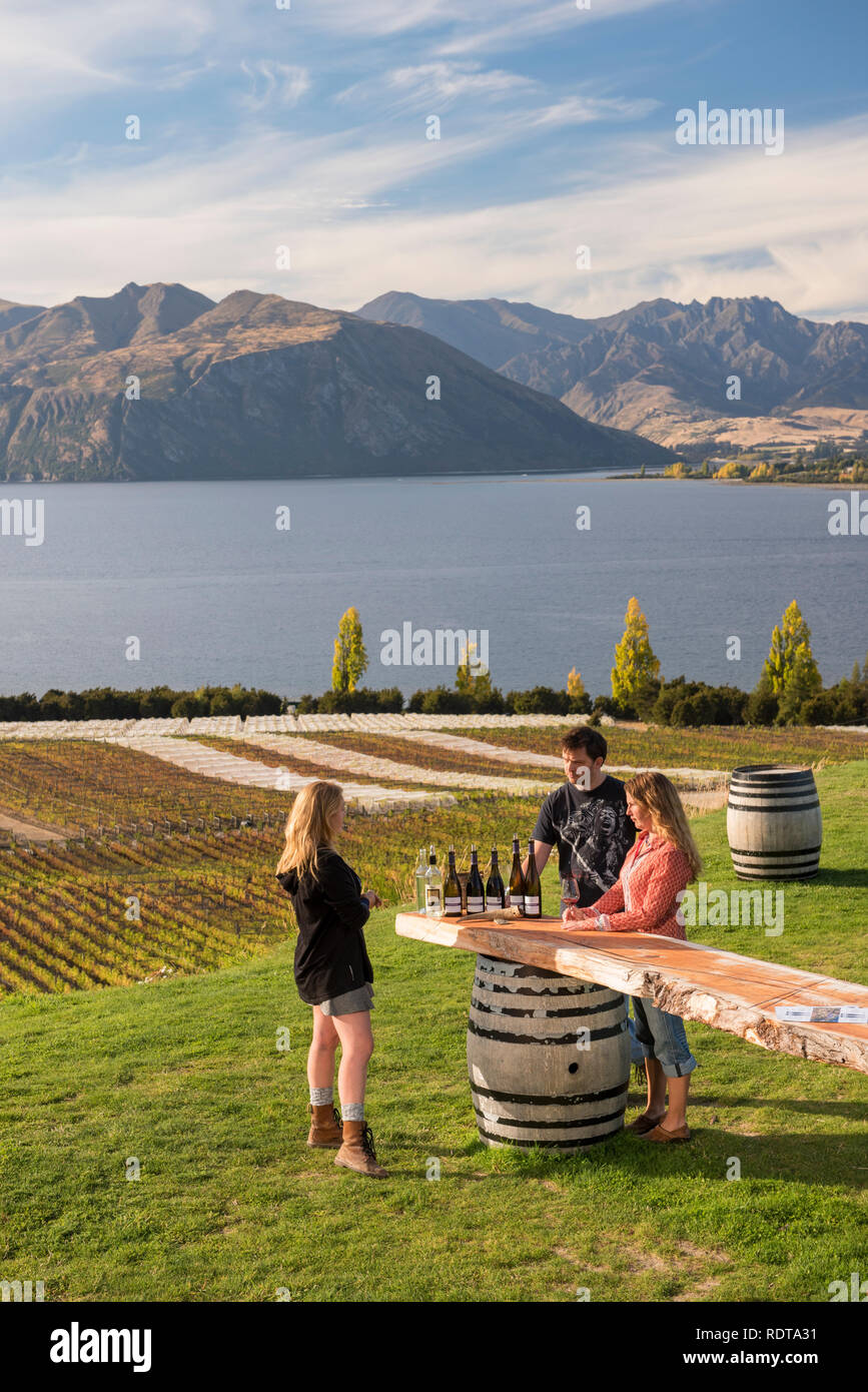 Wine tasting at Rippon with beautiful views; wine tastings normally ...