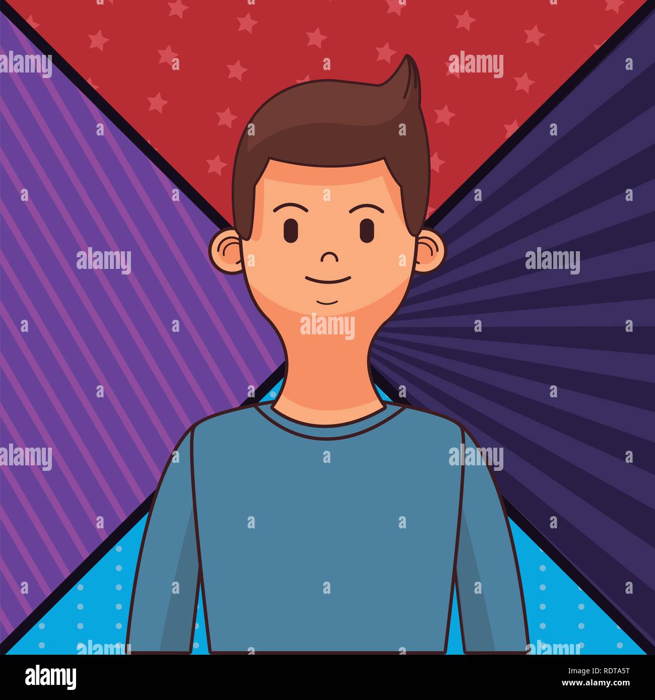 young man cartoon Stock Vector Image & Art - Alamy