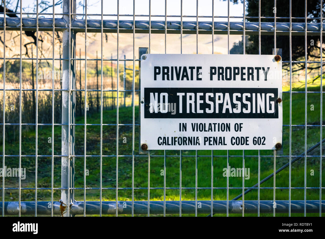 California penal code hi-res stock photography and images - Alamy