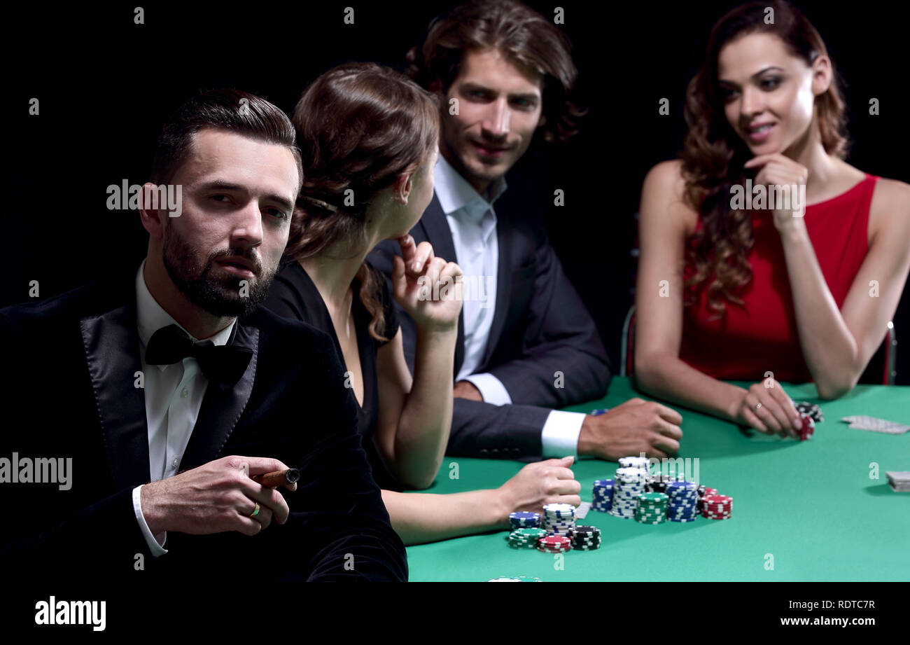 Professional croupier table playing hi-res stock photography and images ...