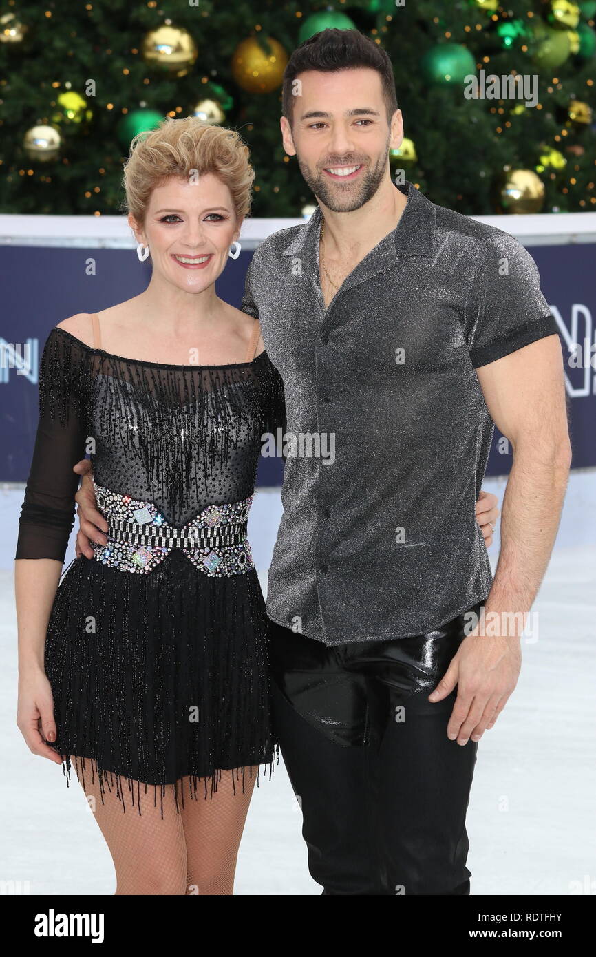 Dancing On Ice Launch Showcase at the Natural History Museum Ice Rink ...