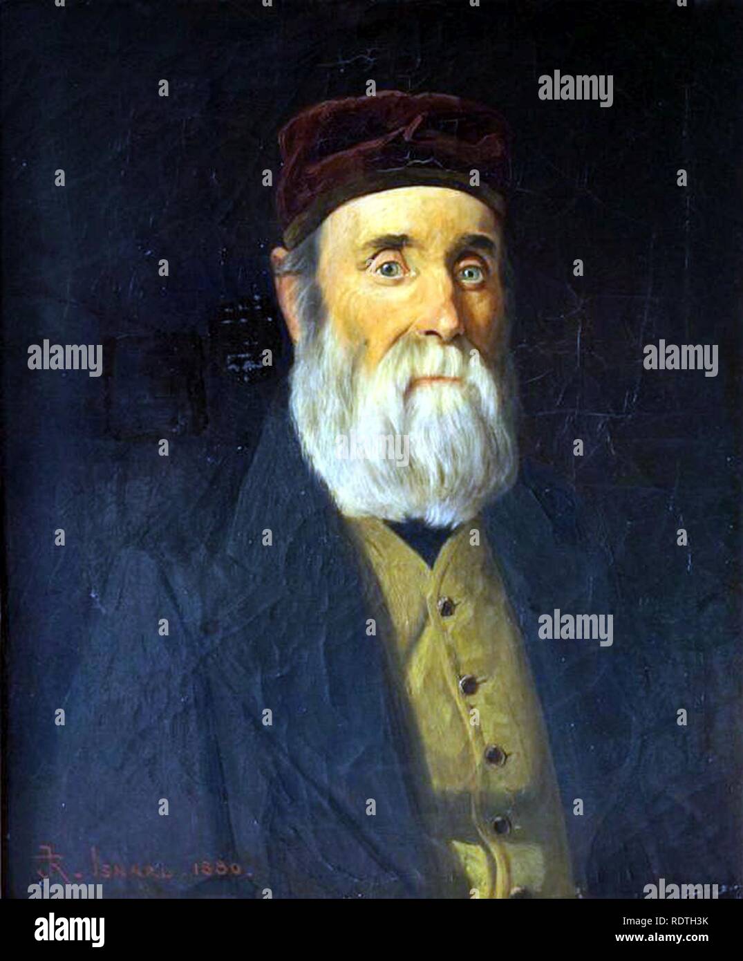 Antoine Blaise Crousillat peint par Jean Roch Isnard-1880 Stock Photo ...