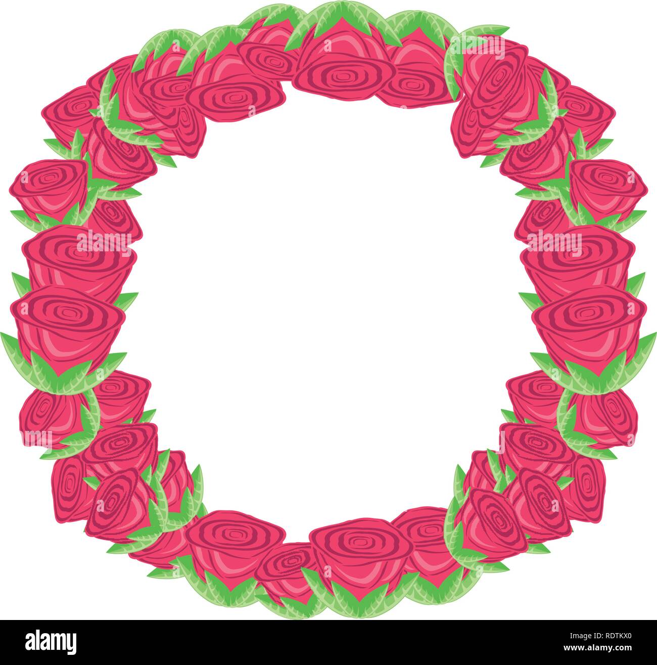 Crown of roses Stock Vector Images - Alamy