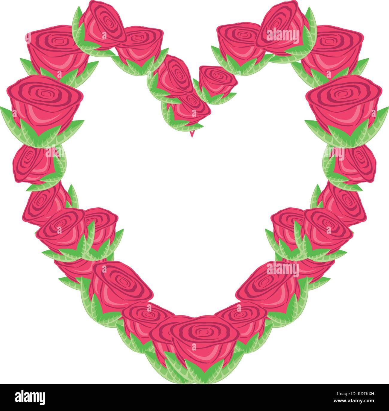 Crown of roses Stock Vector Images - Alamy