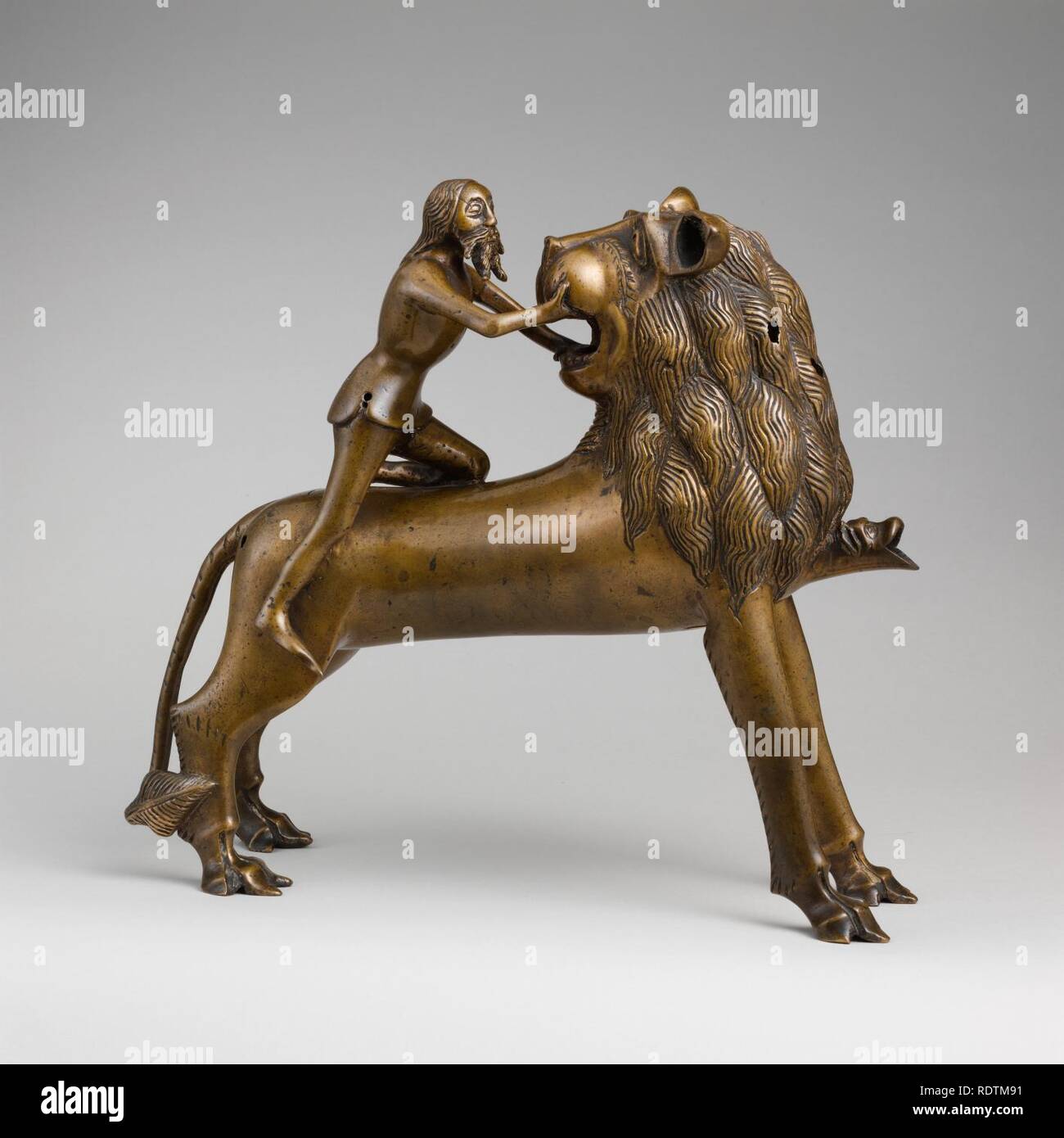 Aquamanile in the Form of Samson andthe Lion Stock Photo - Alamy Aquamanile in the Form of Samson andthe Lion Stock Photo - Alamy