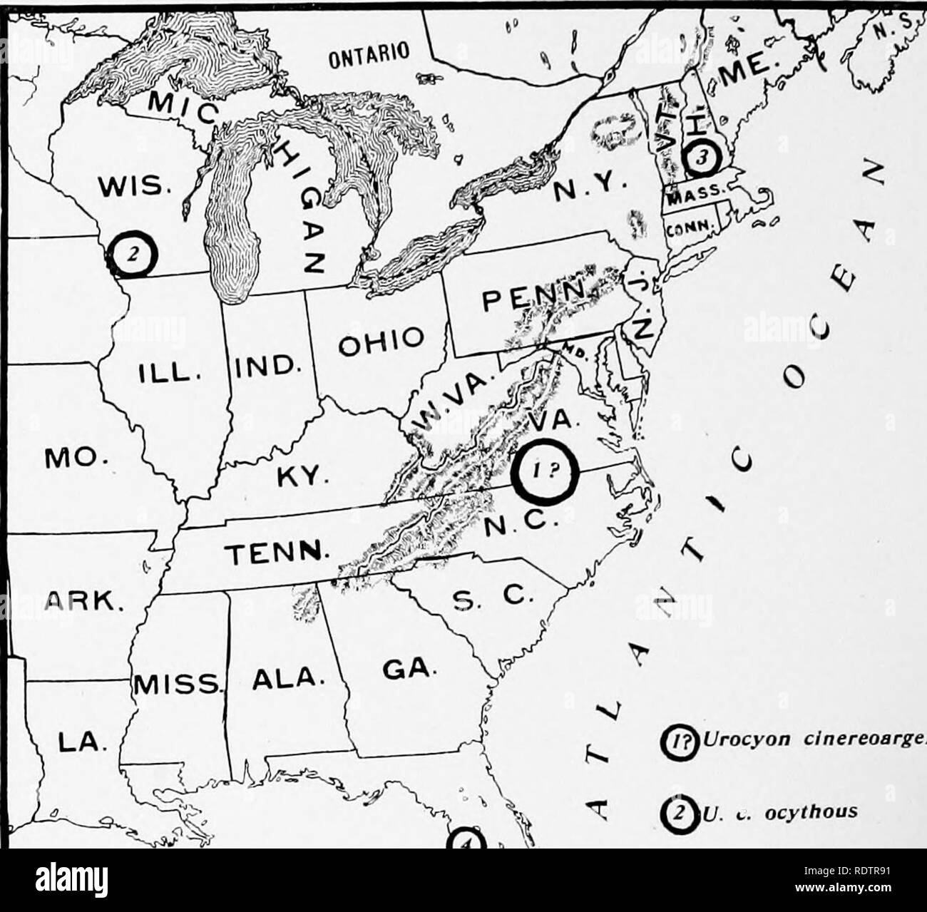 Map of northern illinois Black and White Stock Photos & Images - Alamy