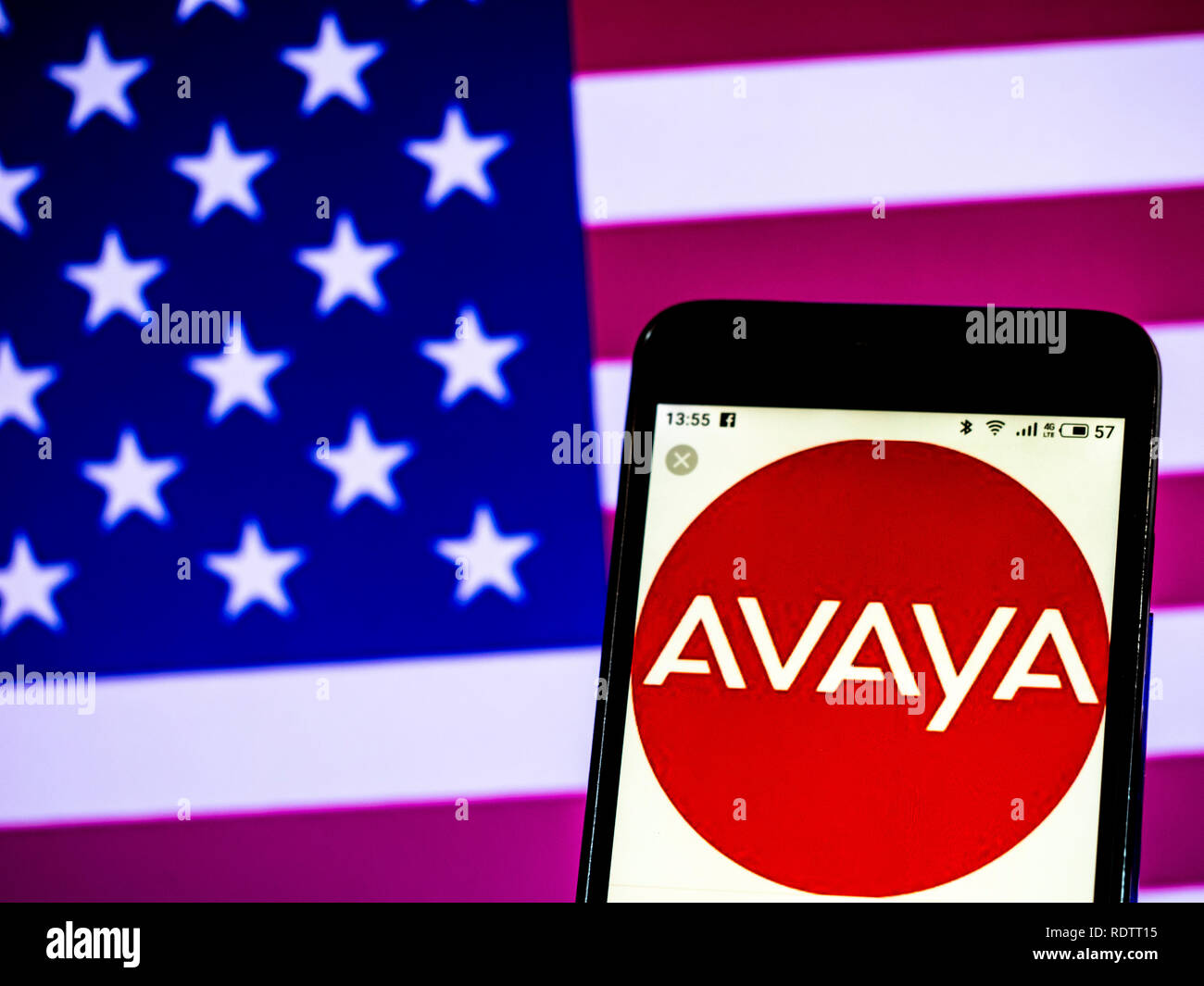 Avaya usa technology hi-res stock photography and images - Alamy