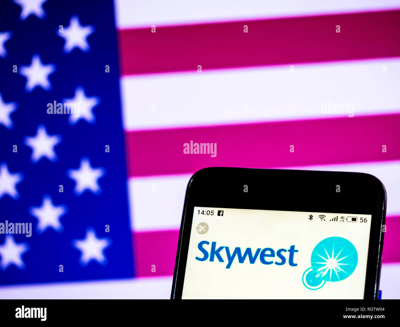 Skywest airlines logo hi-res stock photography and images - Alamy