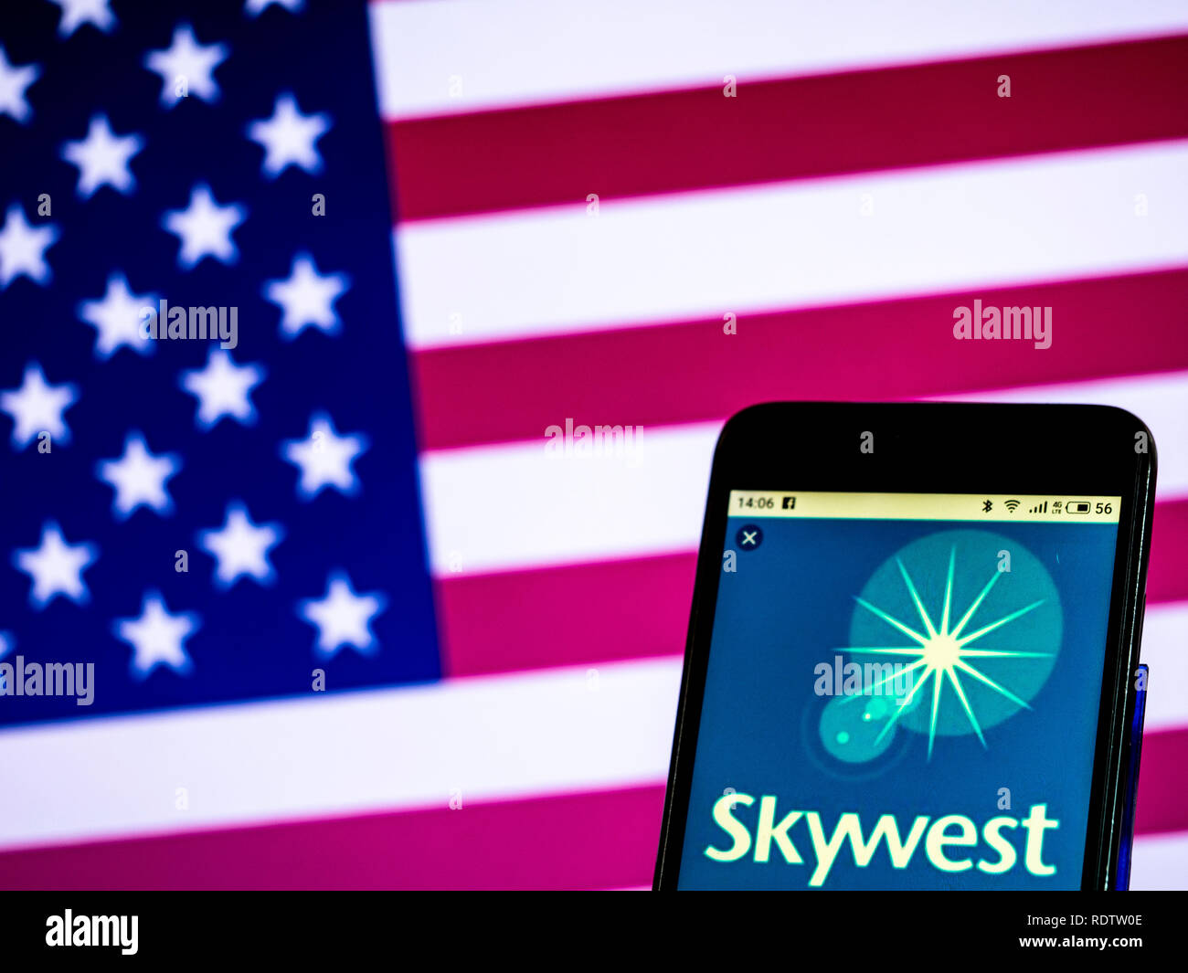 Skywest airlines logo hi-res stock photography and images - Alamy