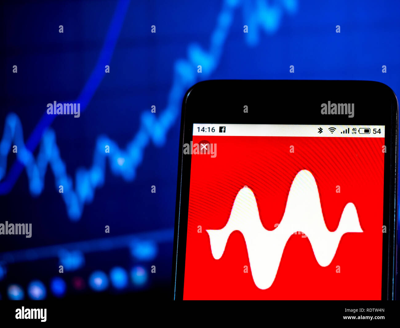 Keysight Electronics company logo seen displayed on smart phone Stock ...