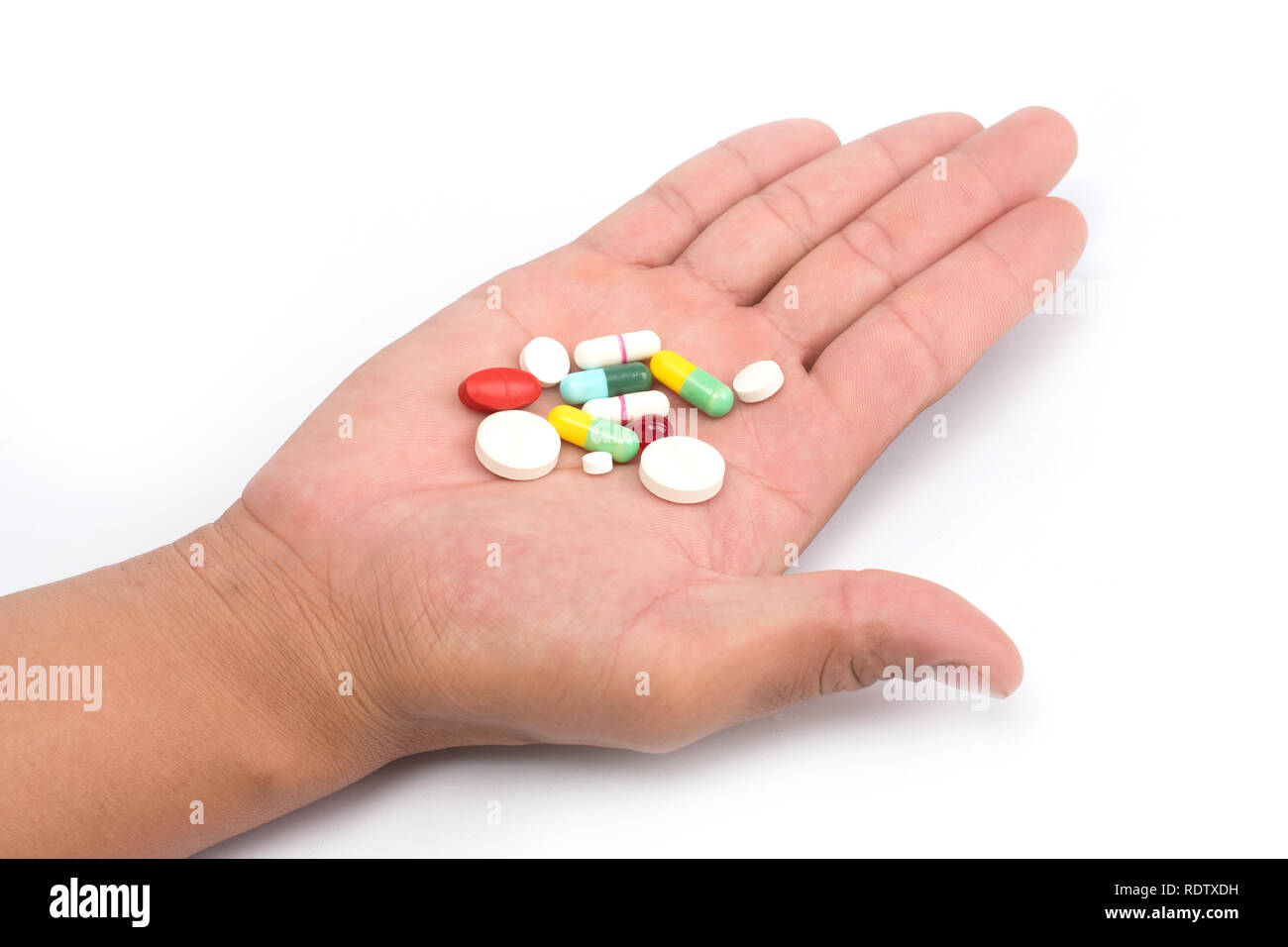 With drugs in hand hi-res stock photography and images - Alamy