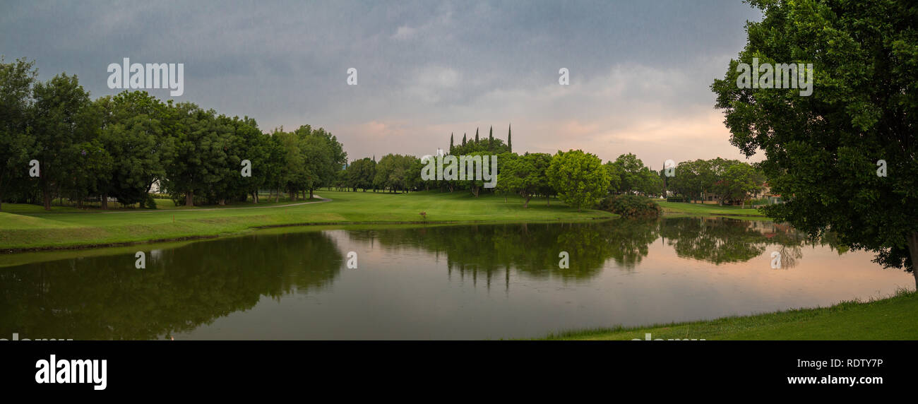 Panoramic view golf course hi-res stock photography and images - Alamy