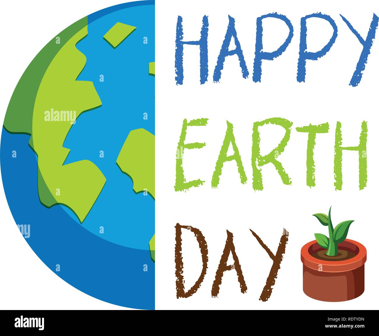 Earth day logo hi-res stock photography and images - Alamy