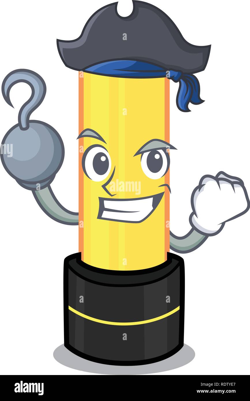 Pirate lip balm in character makeup bag Stock Vector Image & Art - Alamy