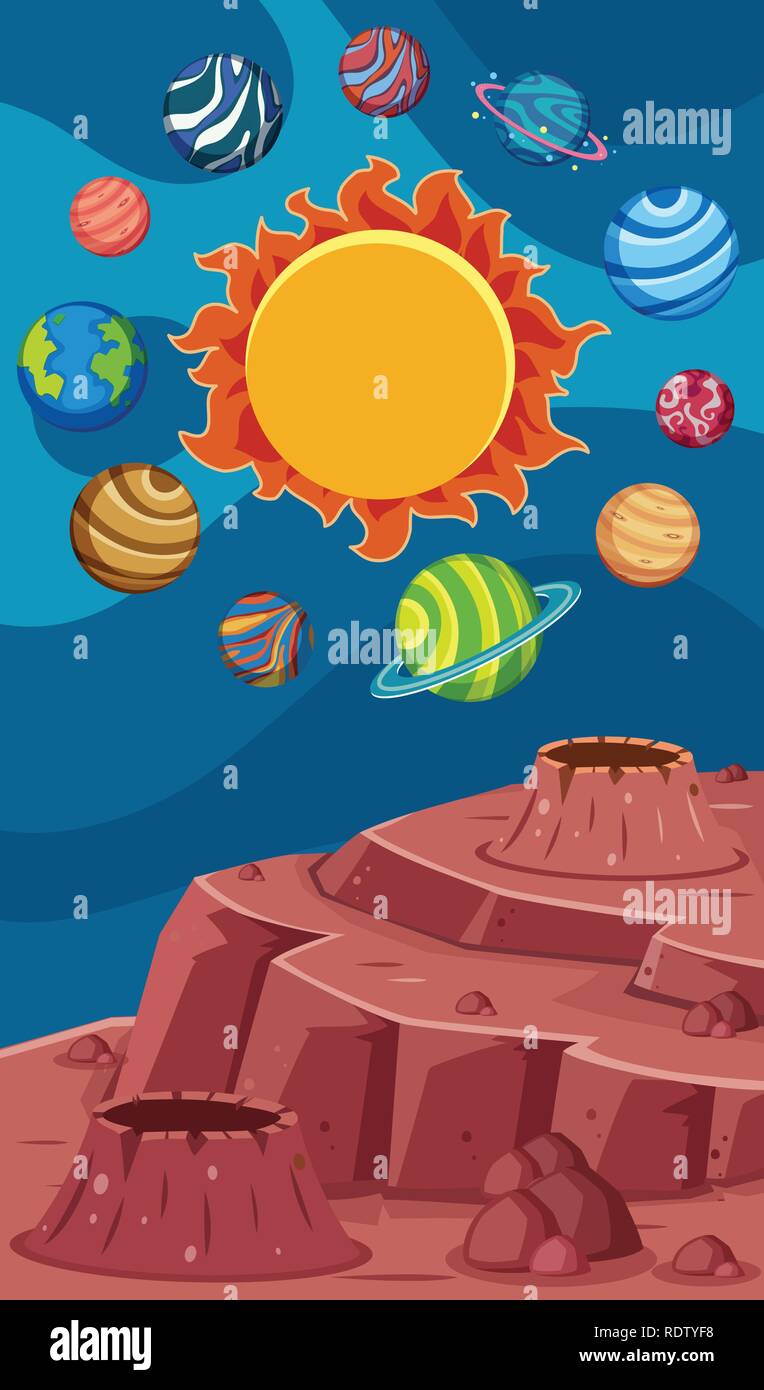 A space element template illustration Stock Vector Image & Art - Alamy