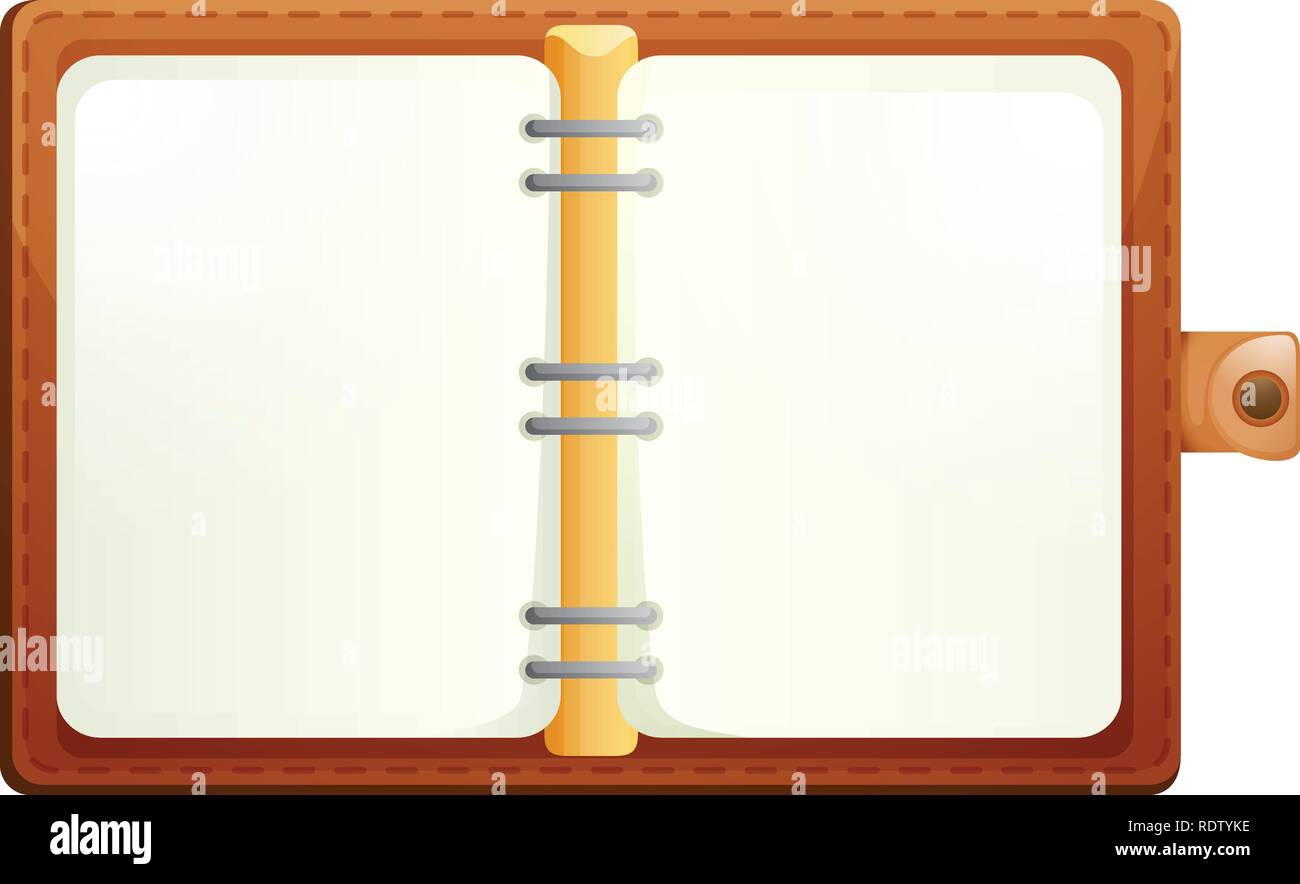 A isolated open notebook illustration Stock Vector Image & Art - Alamy