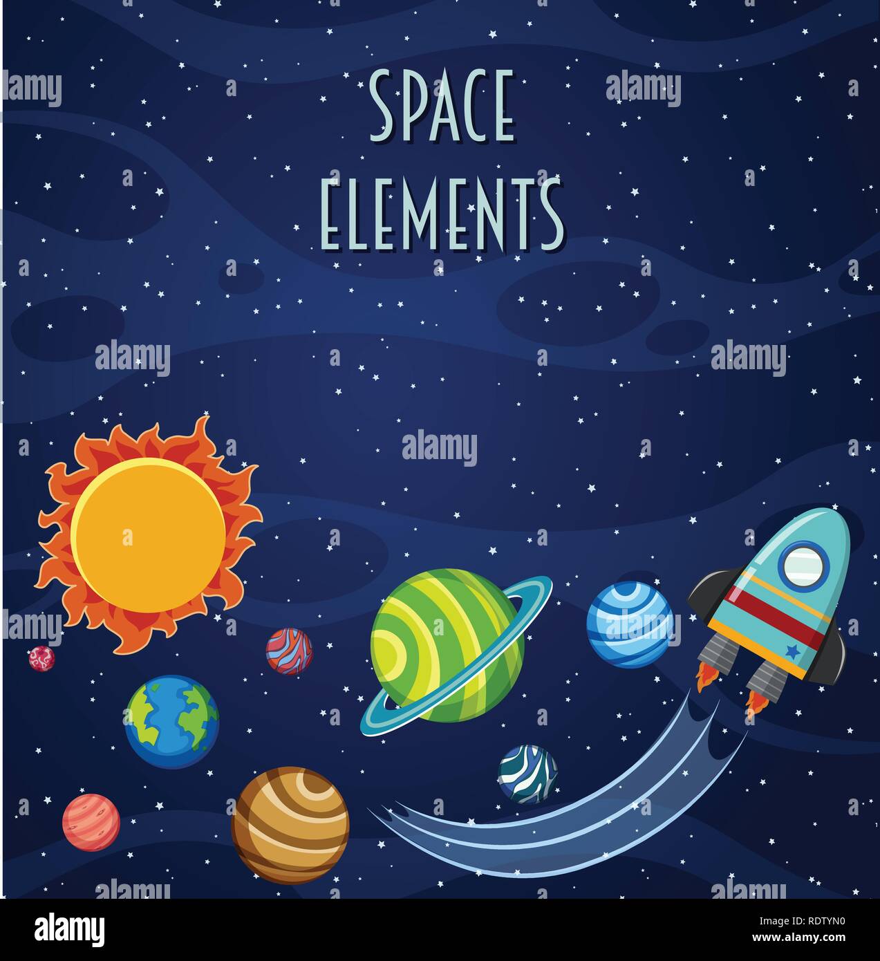 A space element template illustration Stock Vector Image & Art - Alamy