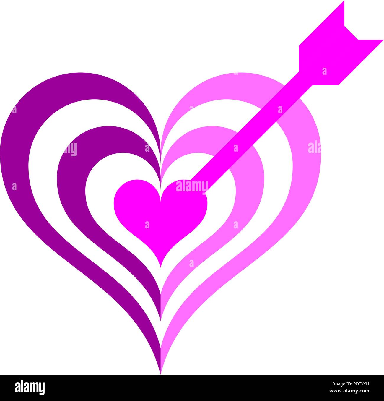 Curved purple arrow hi-res stock photography and images - Alamy