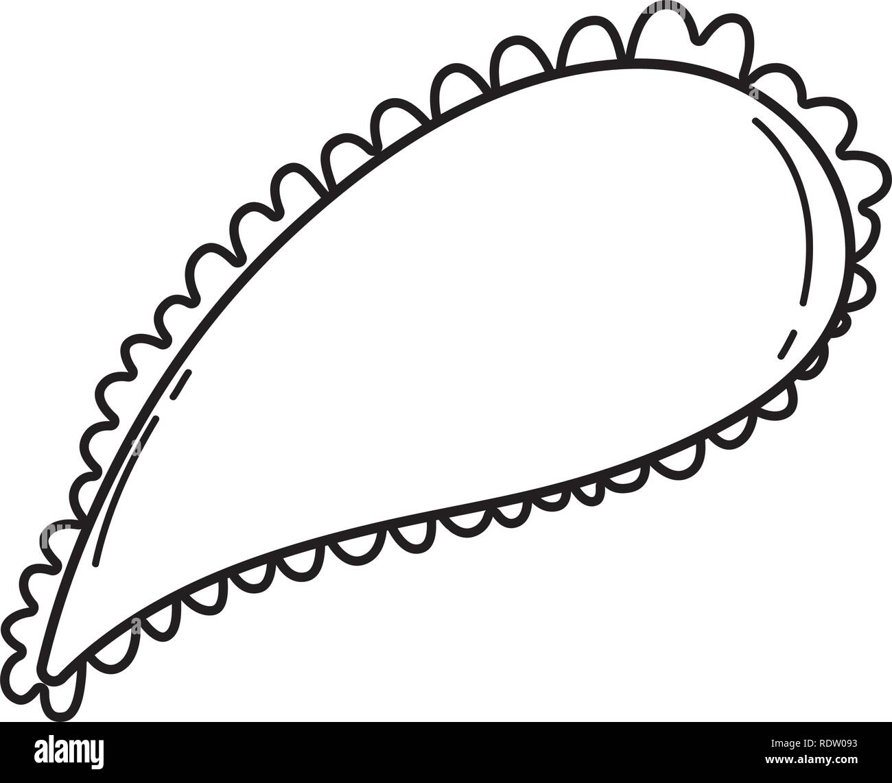 speech bubble with lace Stock Vector Image & Art - Alamy