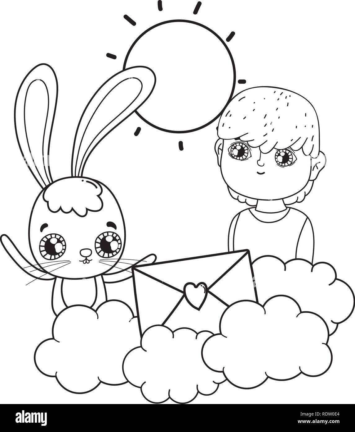 Pure rabbit Stock Vector Images - Alamy