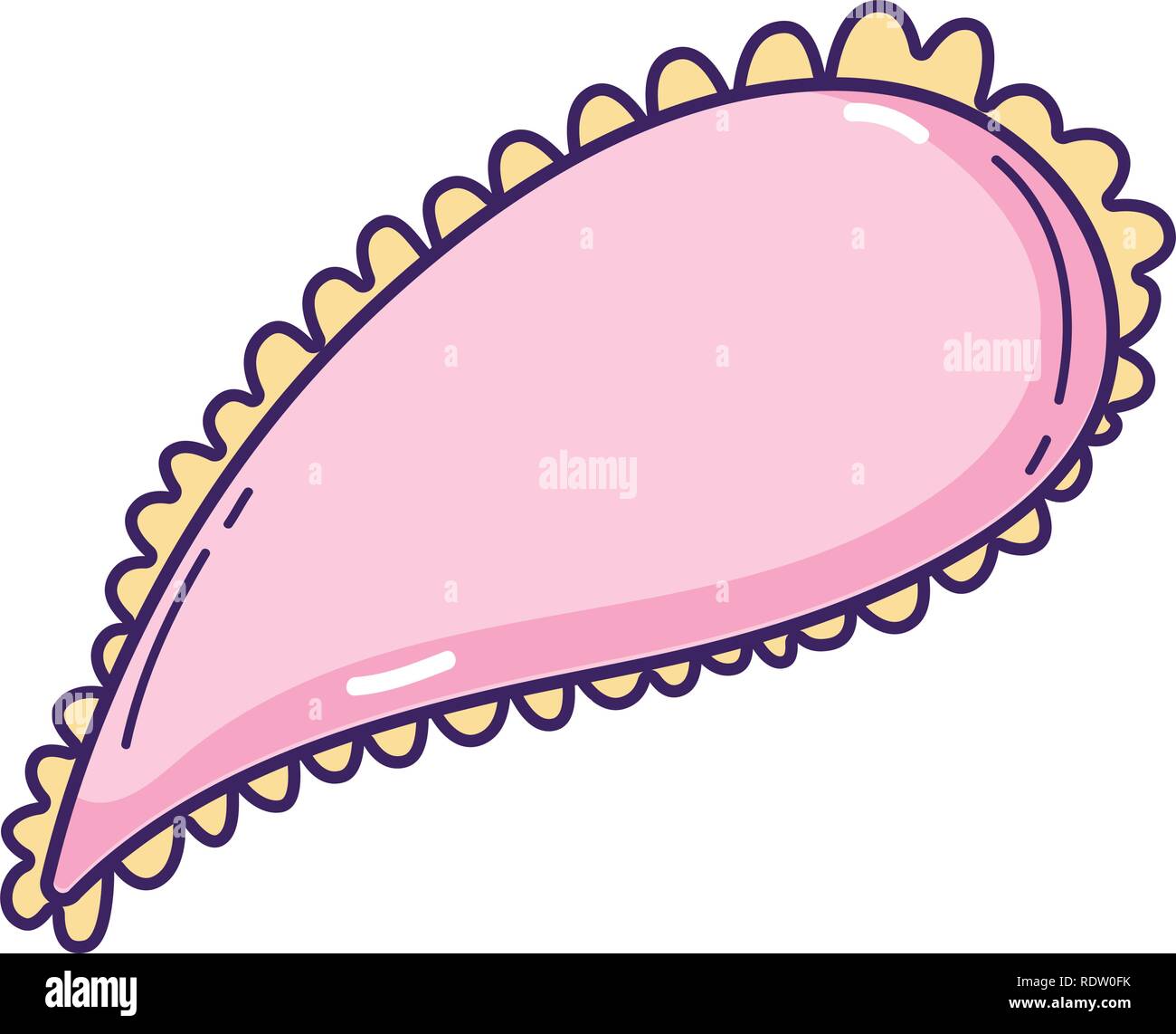 speech bubble with lace Stock Vector Image & Art - Alamy