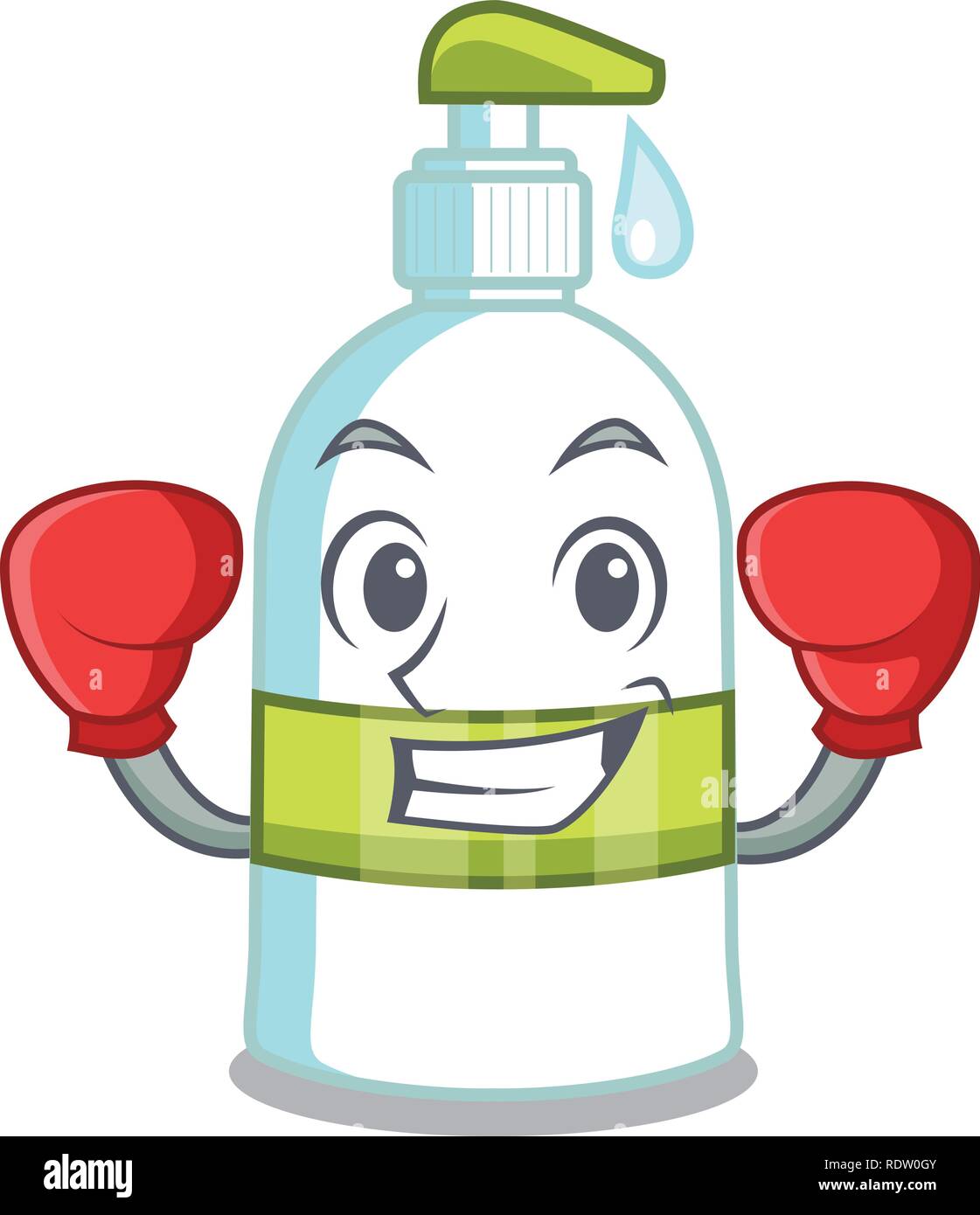 Boxing liquid soap in the character bottles Stock Vector Image & Art ...