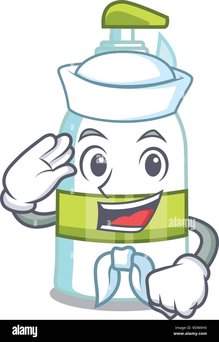 Sailor liquid soap in the character bottles Stock Vector Image & Art ...