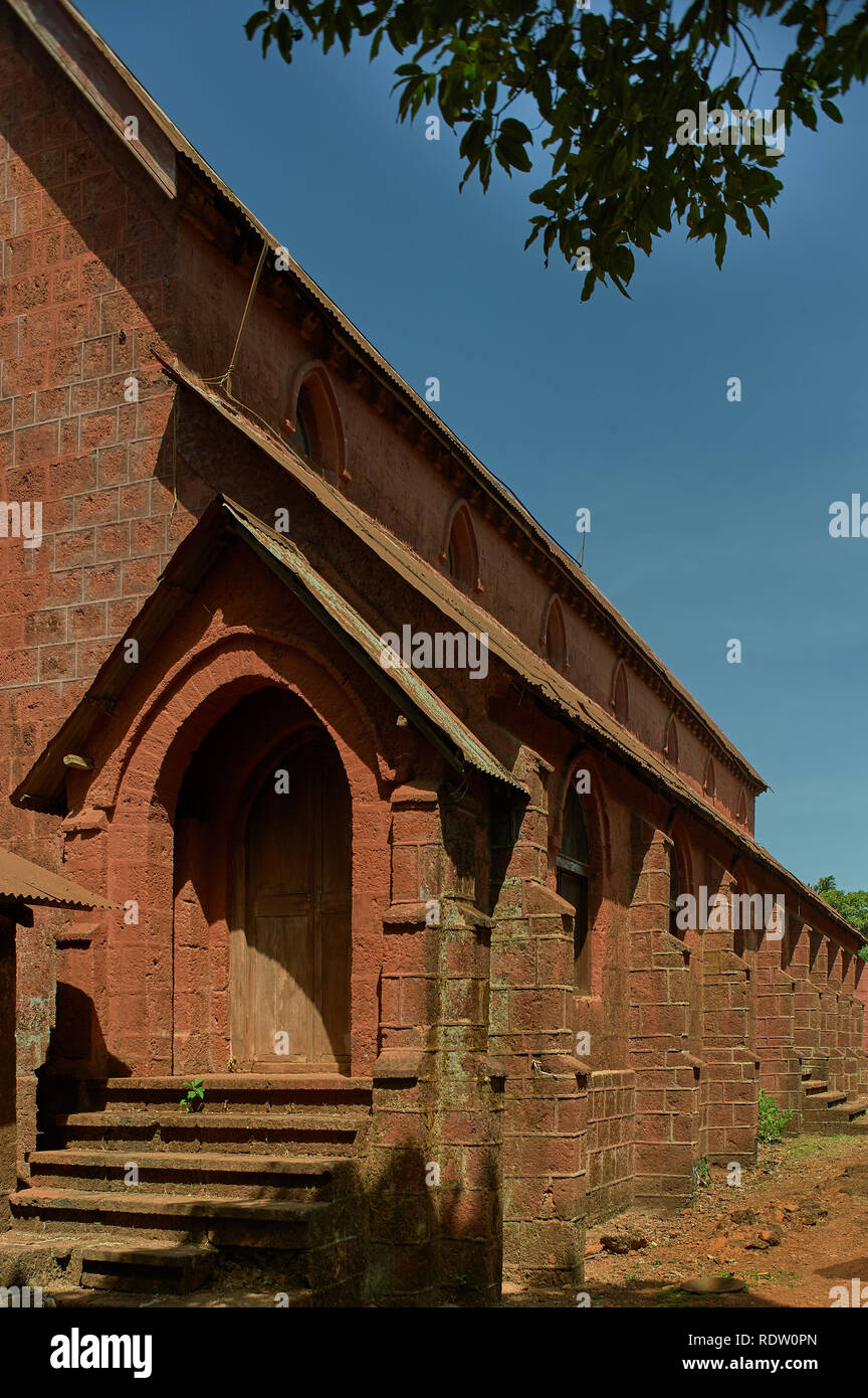 14-May-2009-ABANDONED CHURCH mad of Laterite Stone; local red Jambha ...