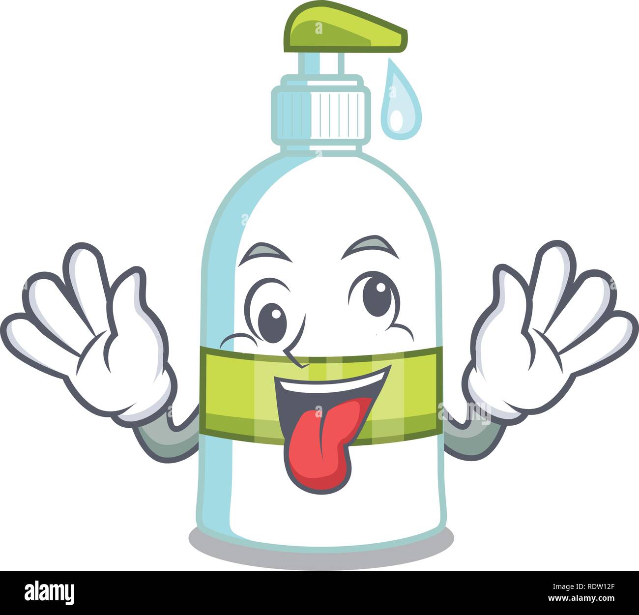 Crazy liquid soap in the cartoon shape Stock Vector Image & Art - Alamy