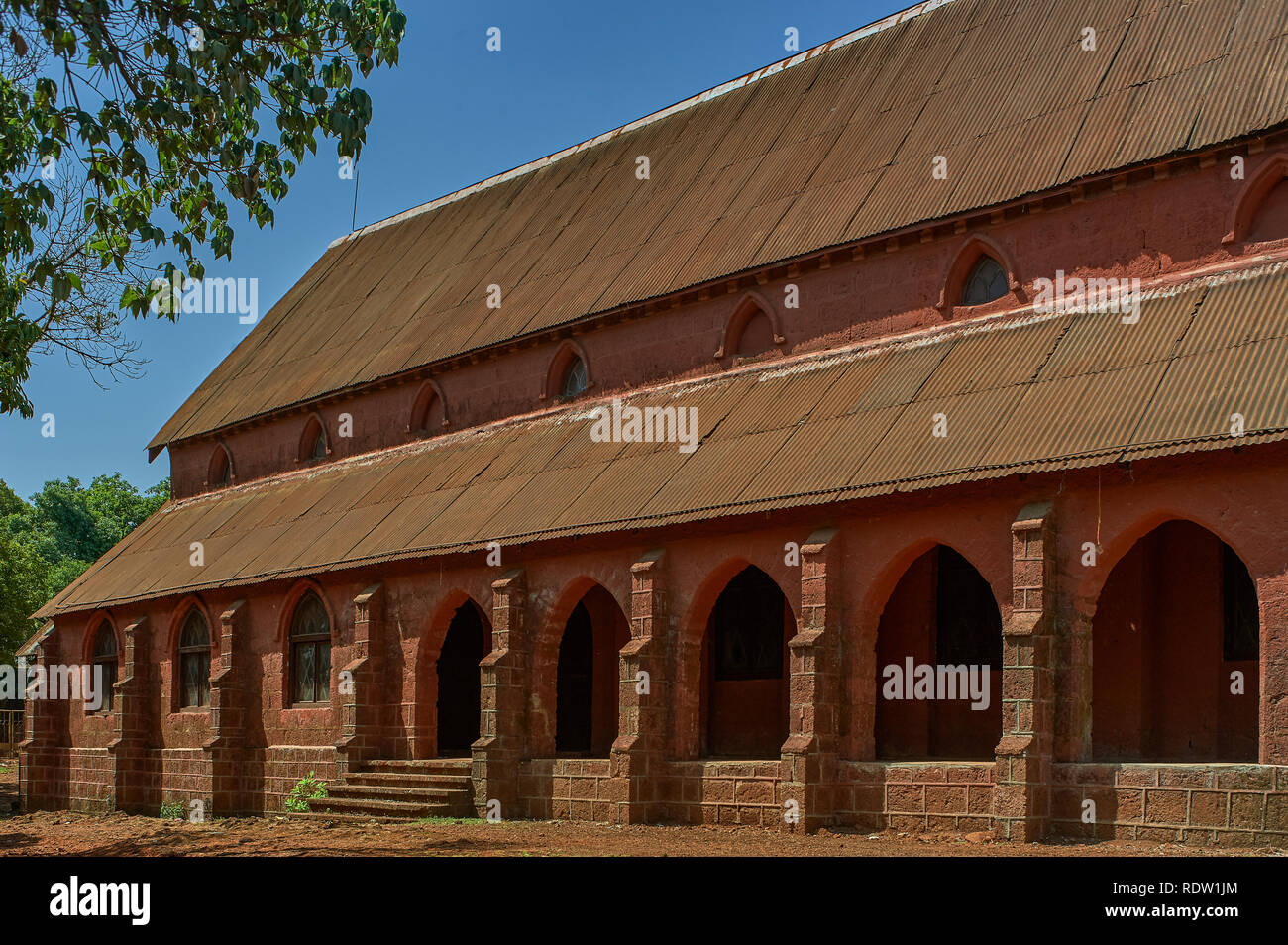 14-May-2009-ABANDONED CHURCH mad of Laterite Stone; local red Jambha ...