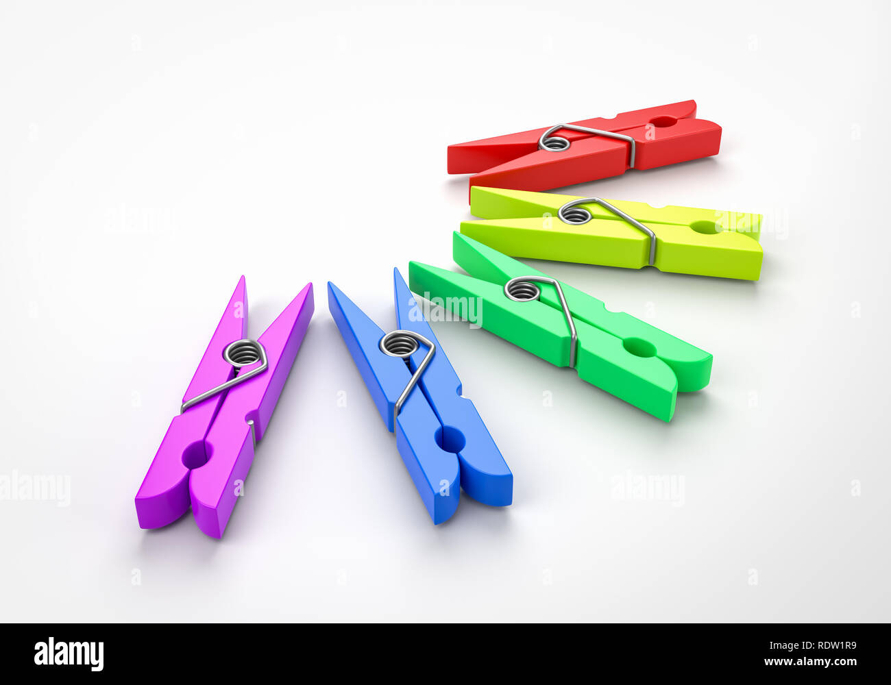 Rainbow illustration set hi-res stock photography and images - Alamy