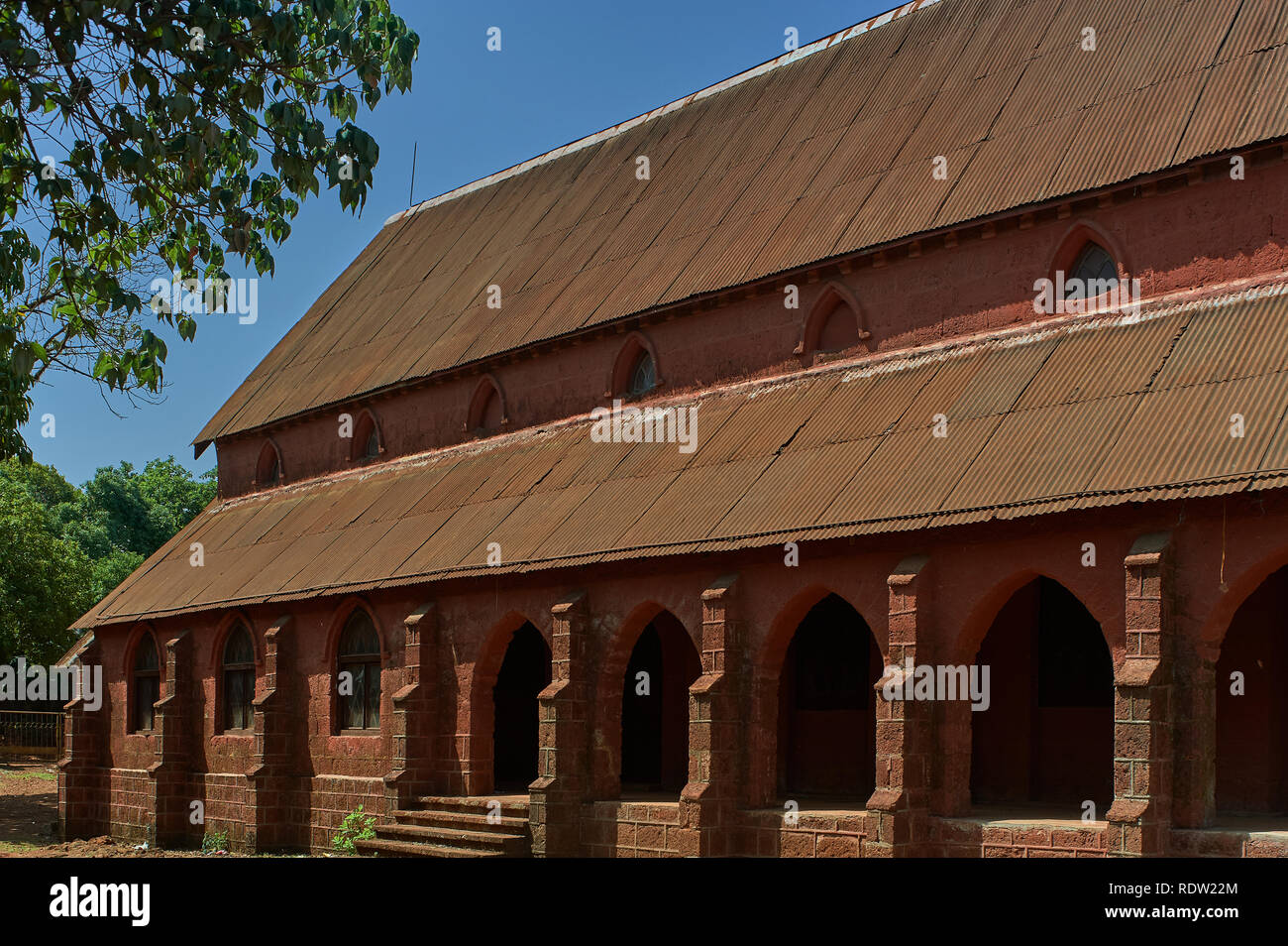 14-May-2009-ABANDONED CHURCH mad of Laterite Stone; local red Jambha ...