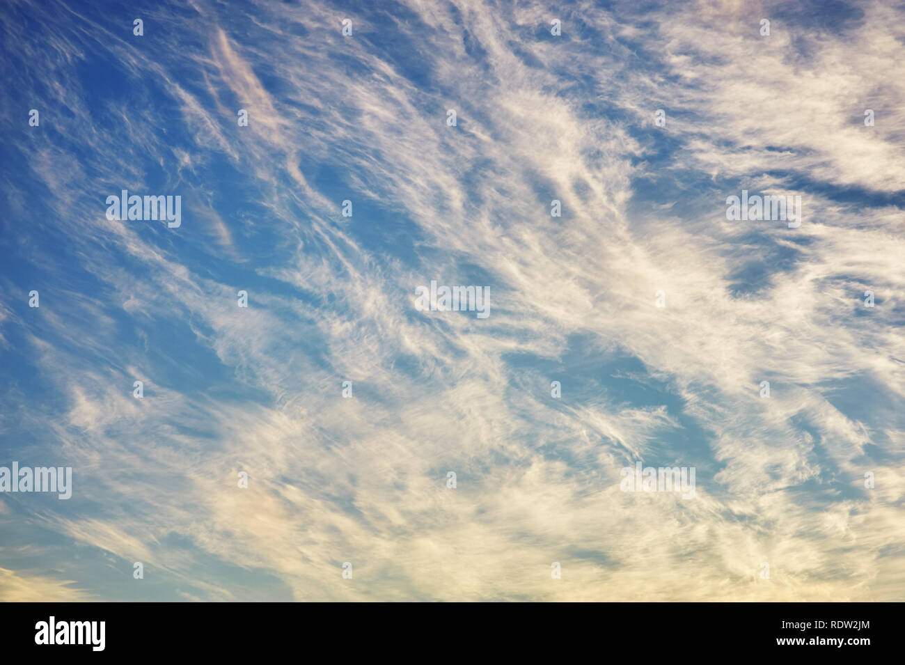 Blue sky background with clouds Stock Photo - Alamy