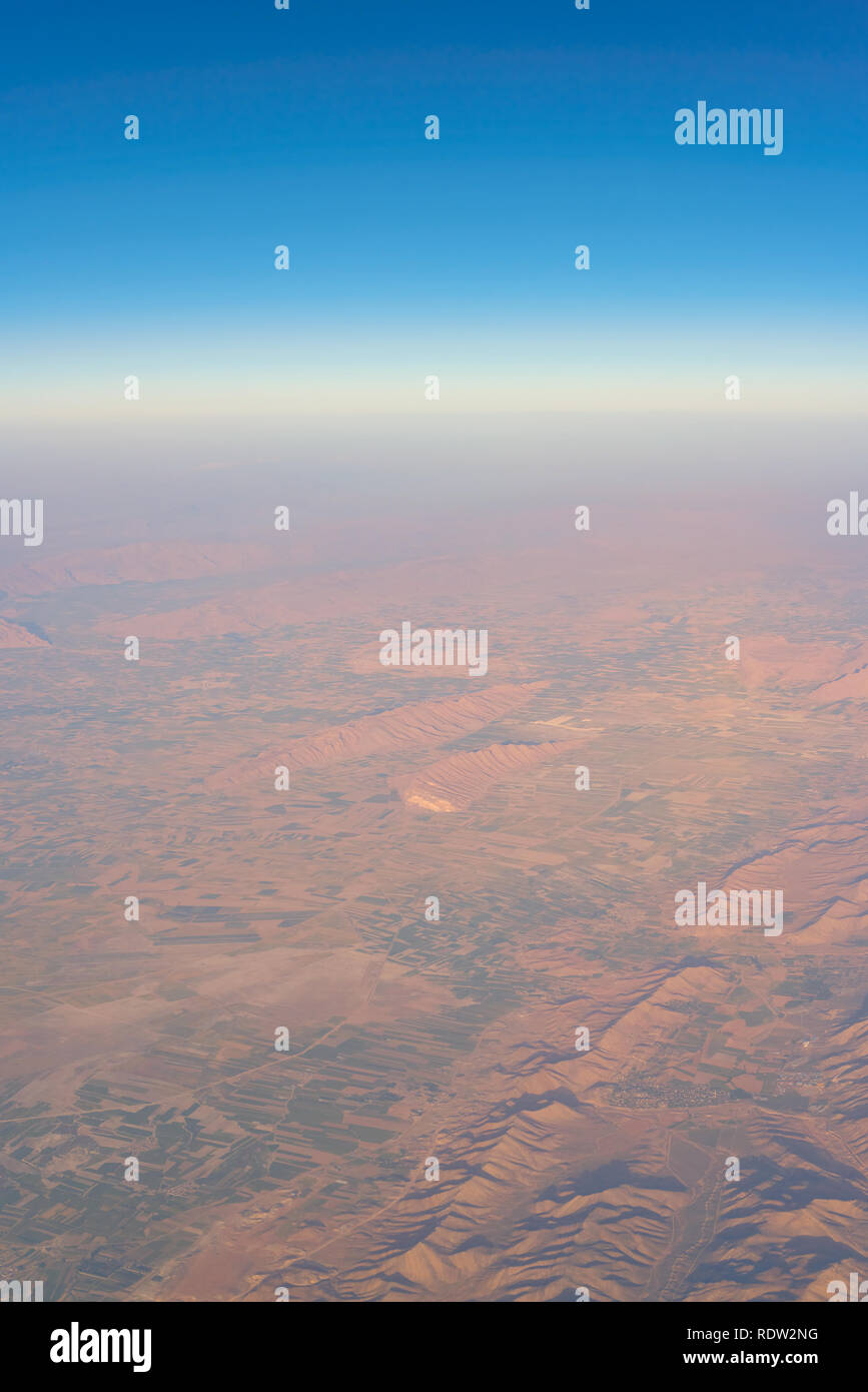 Aerial view from a jet aircraft Stock Photo - Alamy