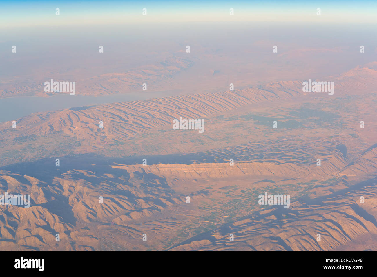 Aerial view from a jet aircraft Stock Photo - Alamy