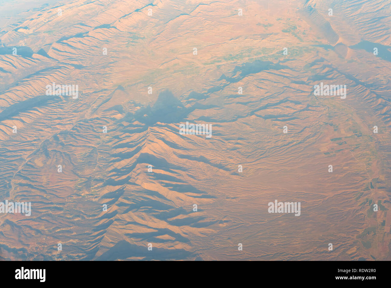 Aerial view from a jet aircraft Stock Photo - Alamy