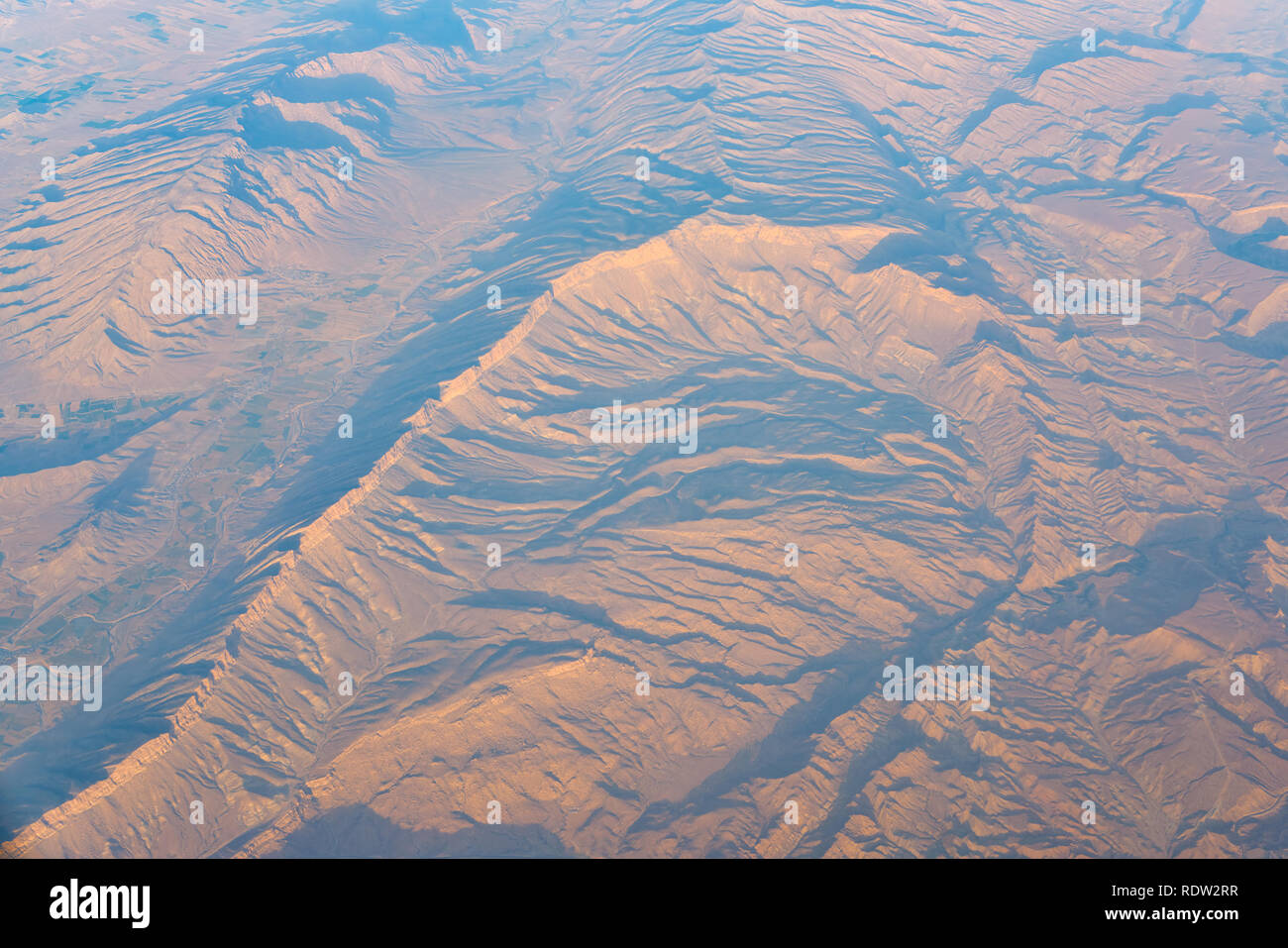 Aerial view from a jet aircraft Stock Photo - Alamy