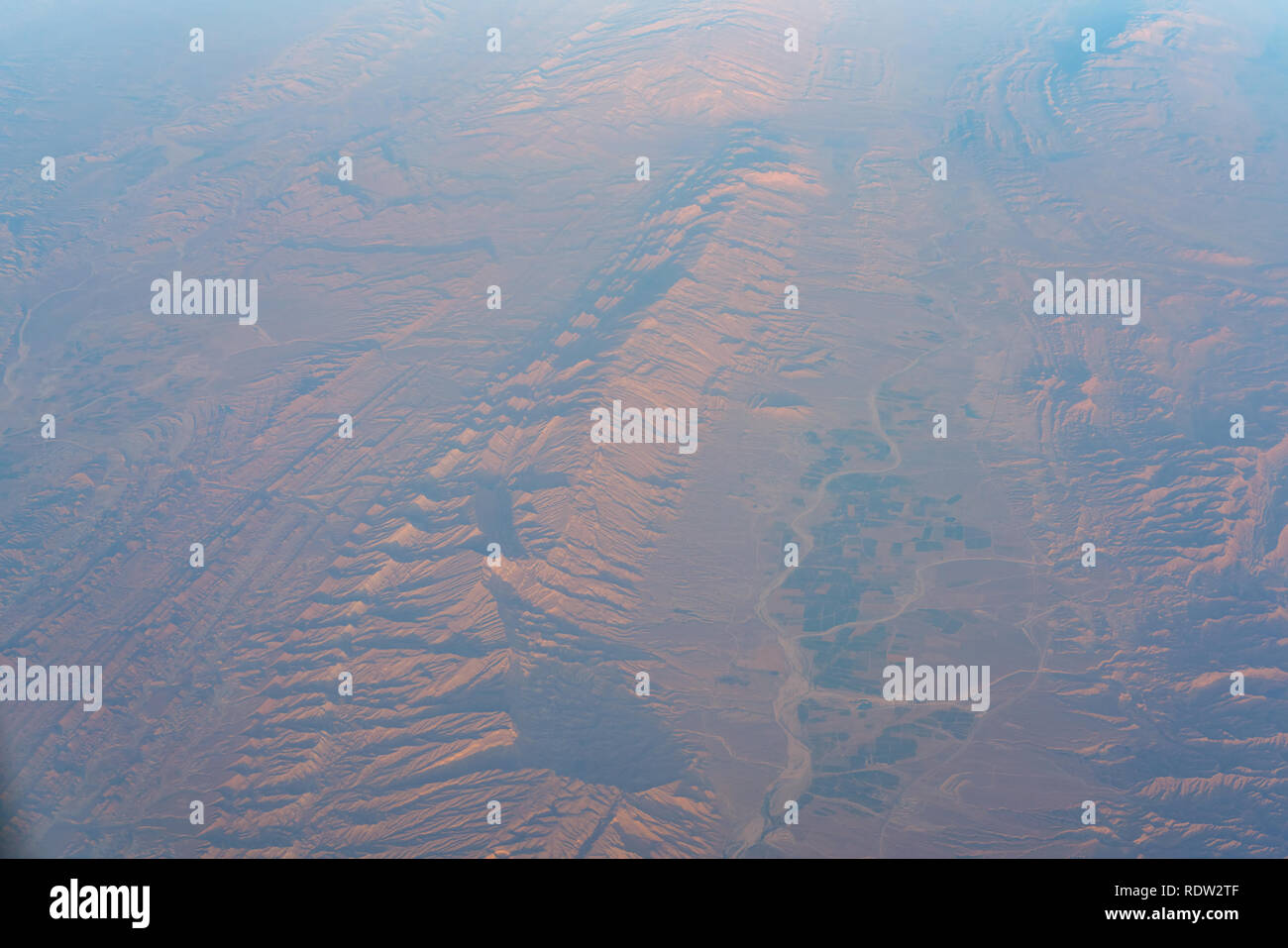 Aerial view from a jet aircraft Stock Photo - Alamy