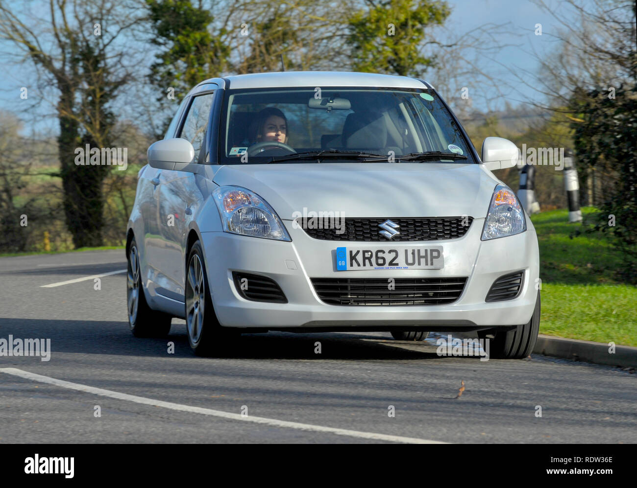 White suzuki swift hi-res stock photography and images - Alamy