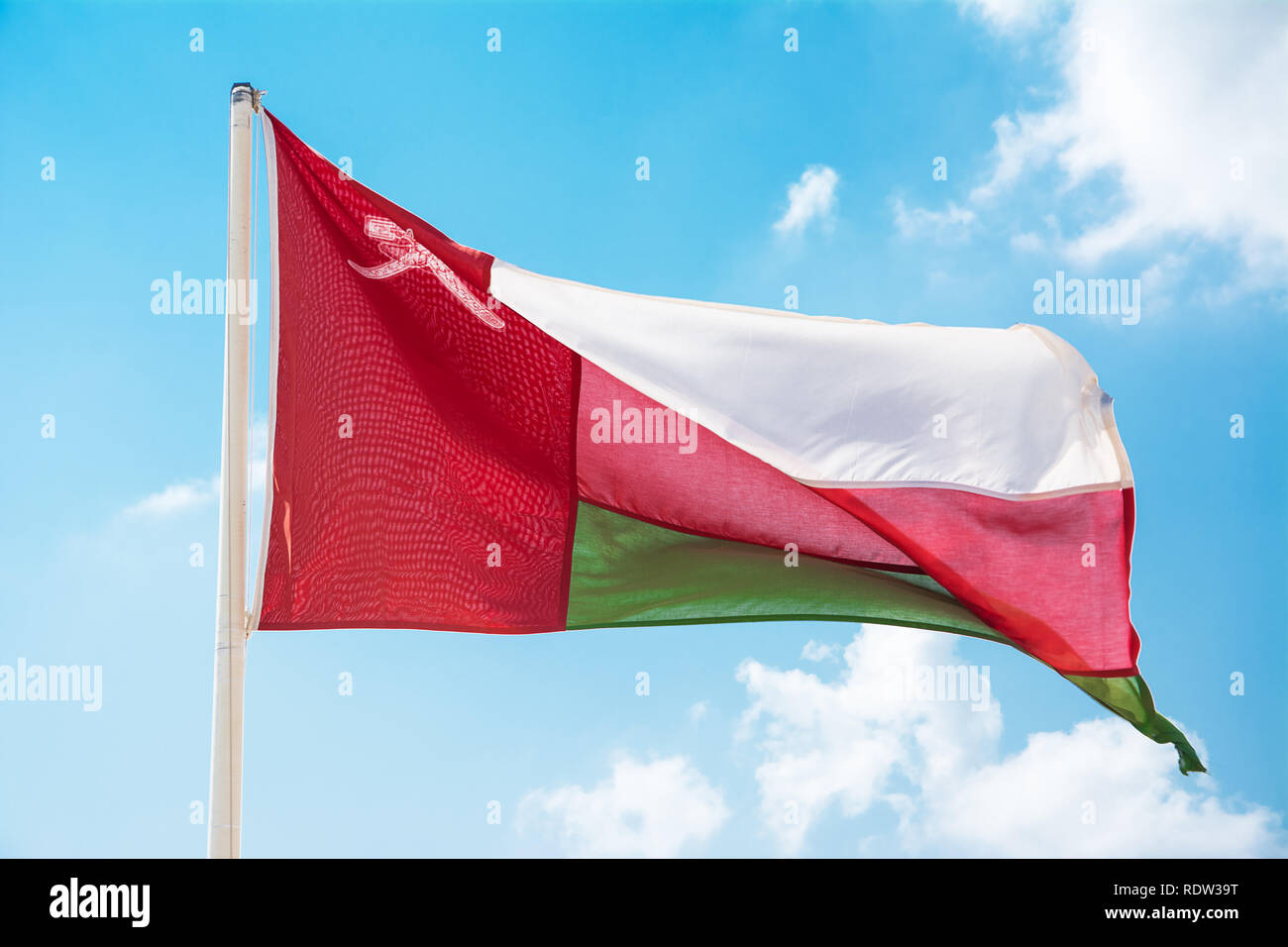 Omani flag hi-res stock photography and images - Alamy