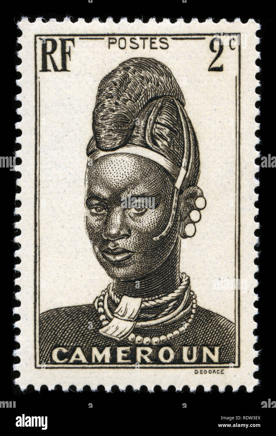 Stamp cameroon hi-res stock photography and images - Alamy