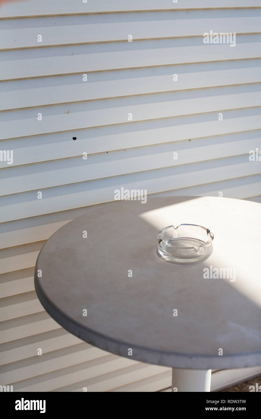 Ashtray on restaurant table hi-res stock photography and images - Alamy