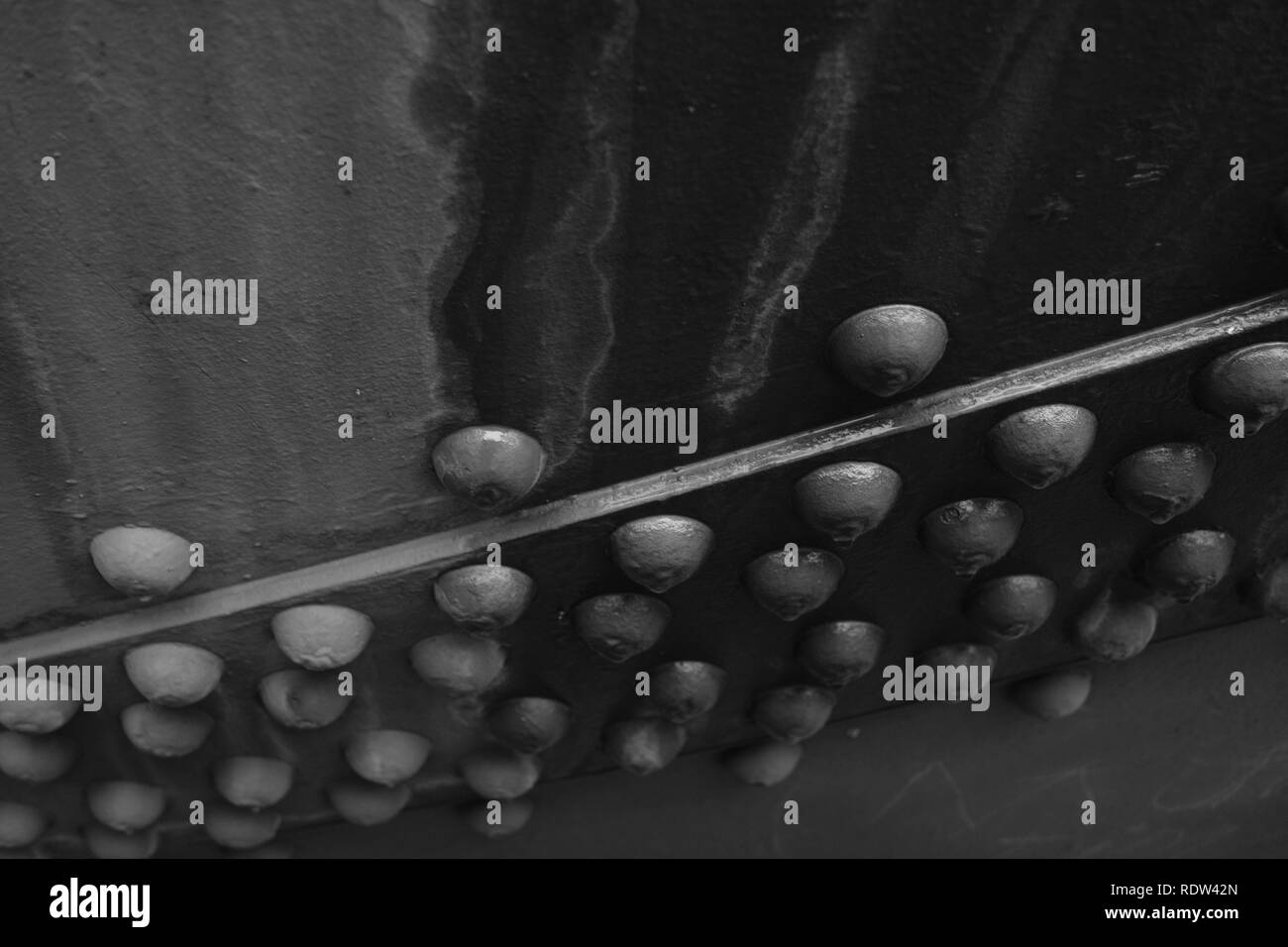 Rivet Steel Construction Nuts and Bolts Stock Photo - Alamy