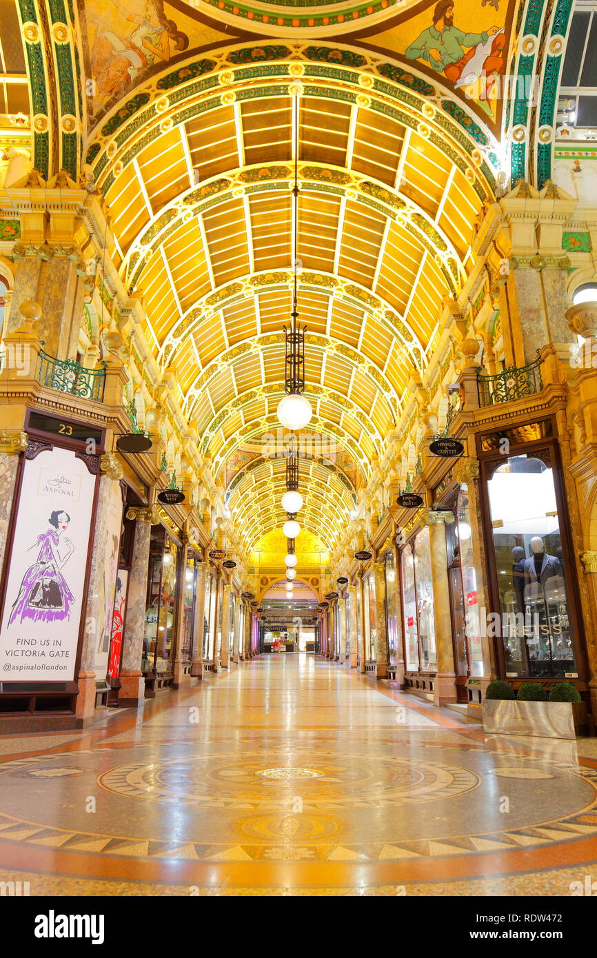 County Arcade is part of the Victoria Quarter Shopping Complex in Leeds ...