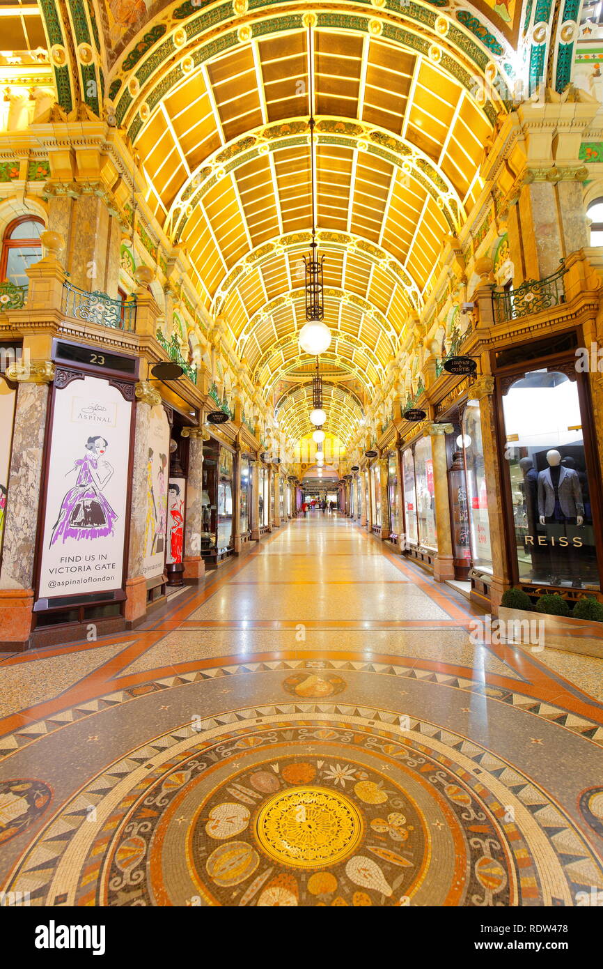 County Arcade is part of the Victoria Quarter Shopping Complex in Leeds ...