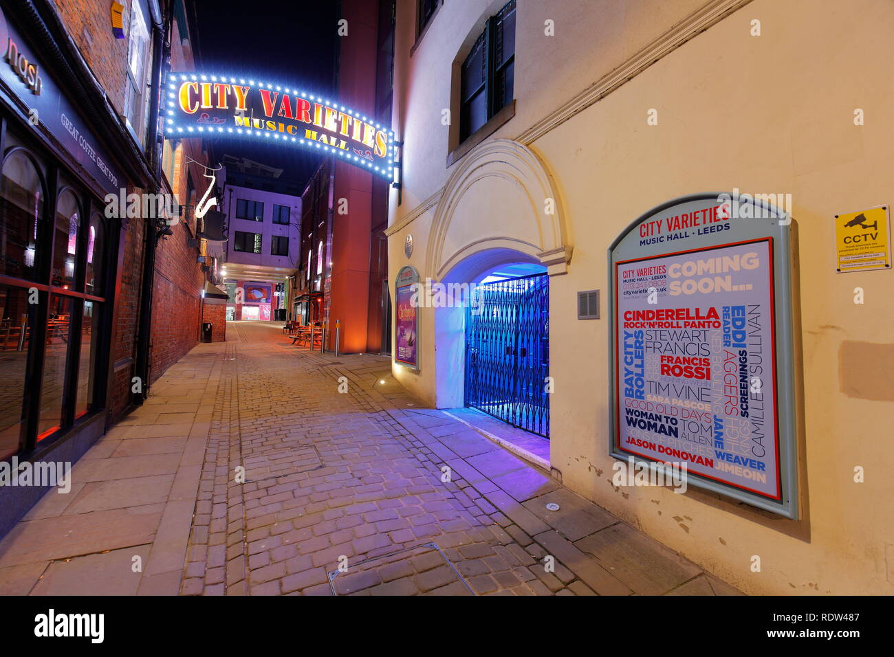 Leeds city varieties entrance hi-res stock photography and images - Alamy