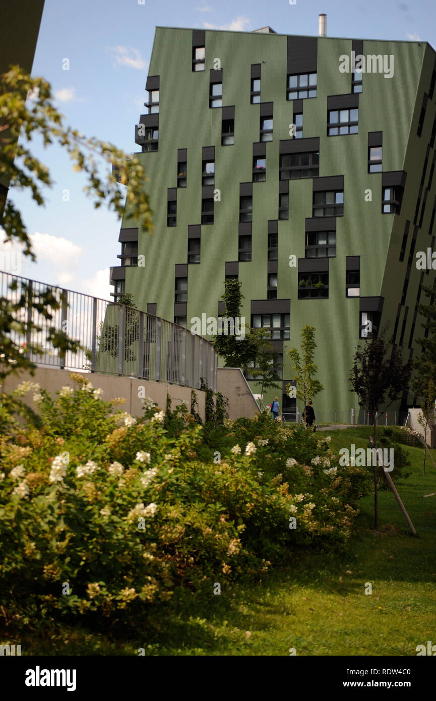 Vienna green architecture Stock Photo - Alamy